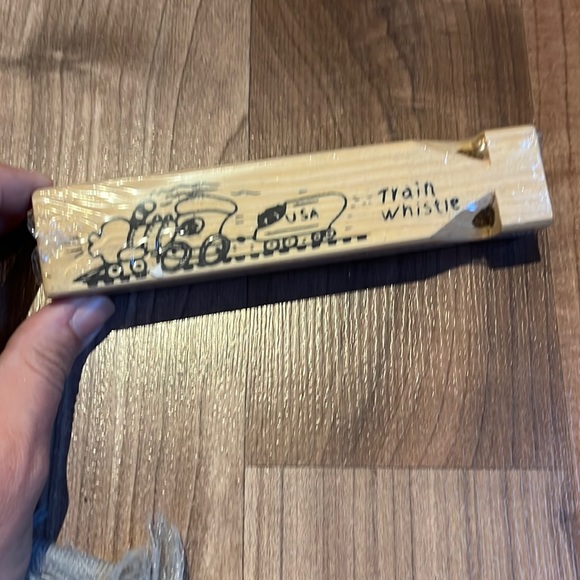 Toys | New Small Wooden Train Whistle Realistic Sound | Poshmark